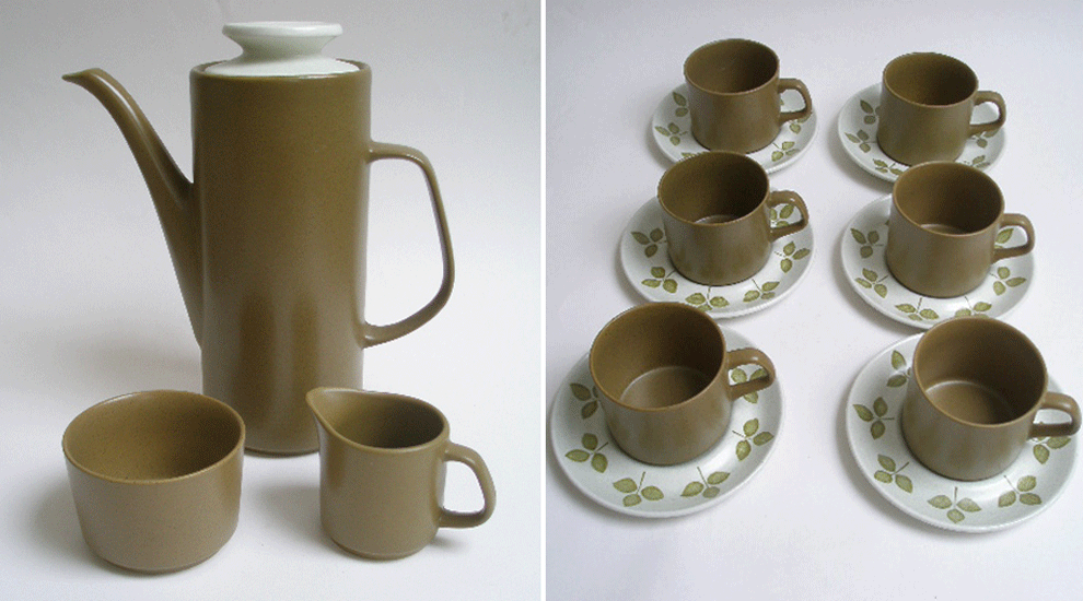 J & G MEAKIN MAIDSTONE TULIPTIME COFFEE SET ( 1971) - A Pretty Penny ...