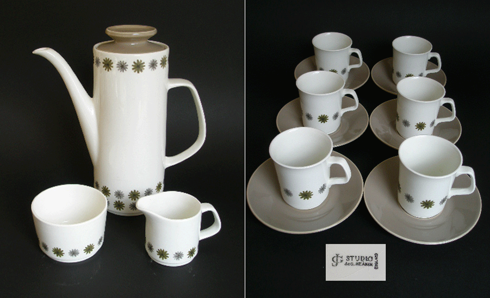 J&G MEAKIN COFFEE SET IN ALLEGRO DESIGN BY TOM ARNOLD - A Pretty Penny ...